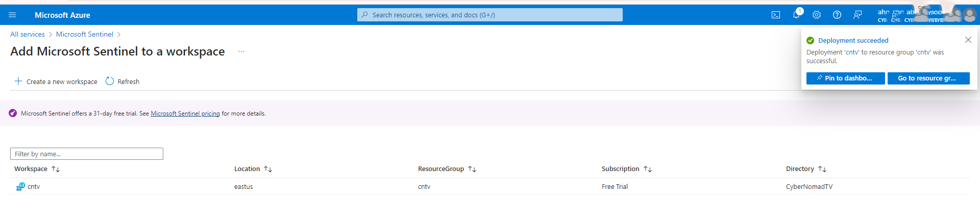 Install / Deploy Microsoft Azure Sentinel Free | Easy SIEM Tutorial