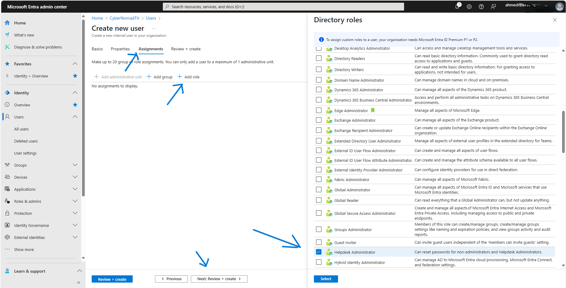 How to Create a User in Microsoft Azure ENTRA ID | CyberNomadTV