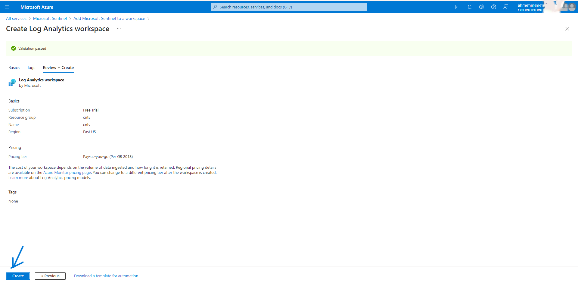 Install / Deploy Microsoft Azure Sentinel Free | Easy SIEM Tutorial