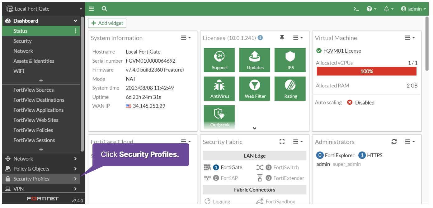 Create Antivirus Profile in Fortigate Firewall | CyberNomadTV