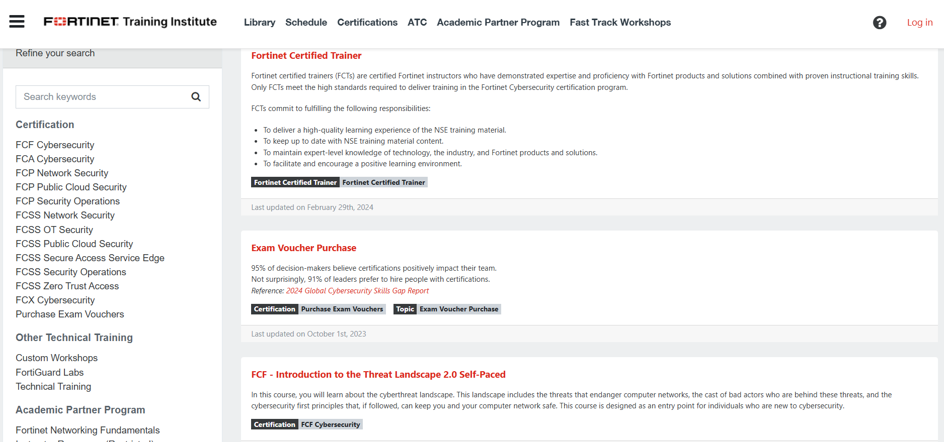 Fortinet Certification Learning Tracks | Free Programs in 2025