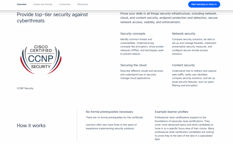 CCNP Security Certifications Programs Guide in 2025 | CyberNomadTV
